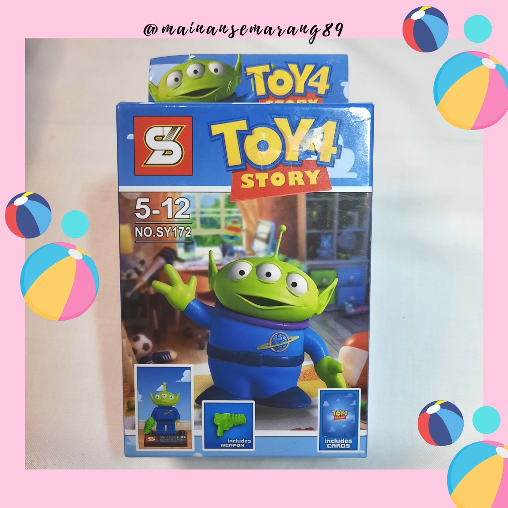 Jual Lego Toy Story 4 ( Jessie, Squeeze Toy Aliens, Sarge, Emperor Zurg ...