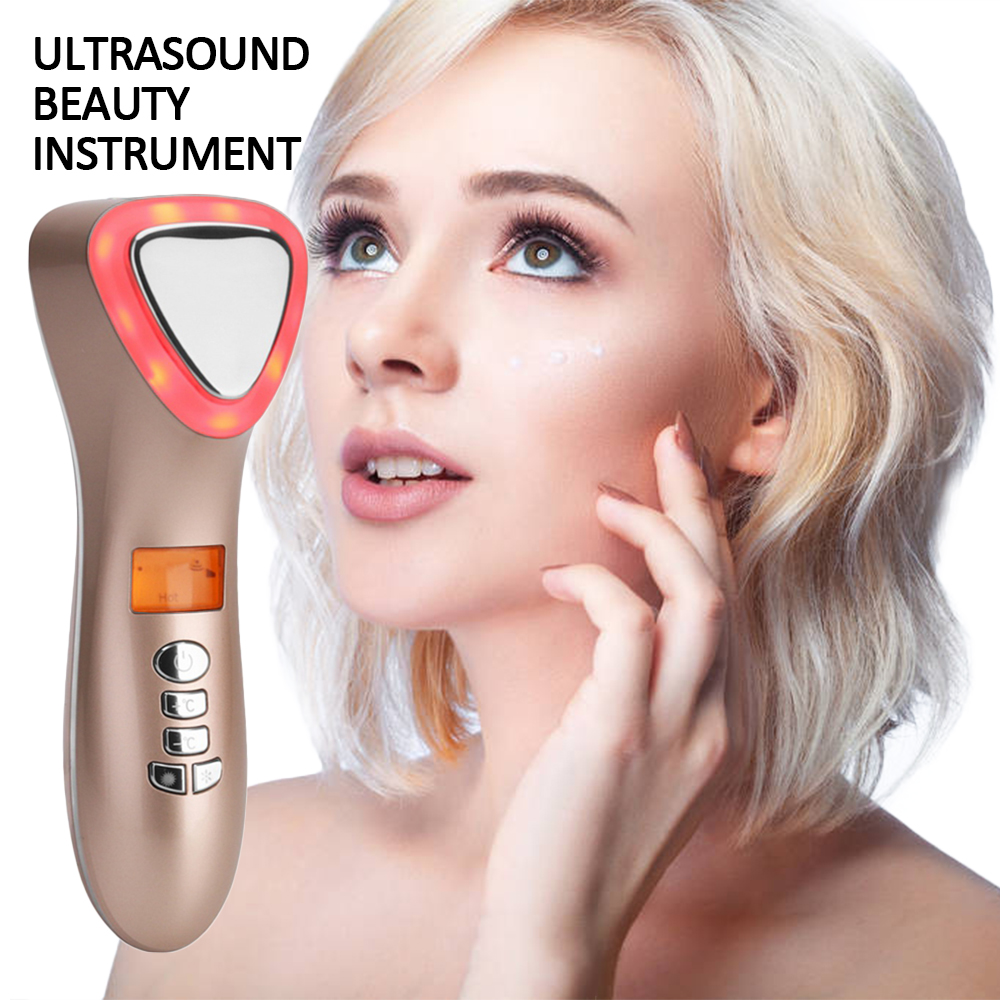 Jual Original 100% Ultrasonic Cryotherapy LED Hot Cold Hammer Facial ...