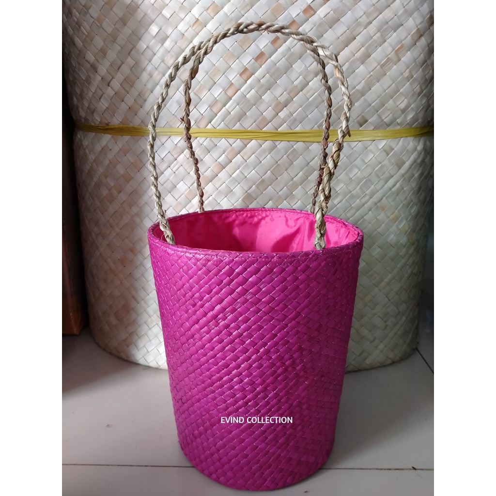Jual Tas Parcel Isi 3 Toples Keranjang Hampers Anyaman Tas Hampers ...