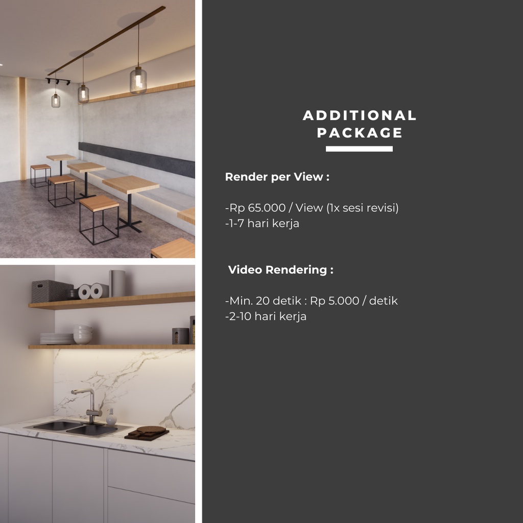 Jual JASA RENDER & VIDEO RENDER 3D INTERIOR by H-1 studio | Shopee ...