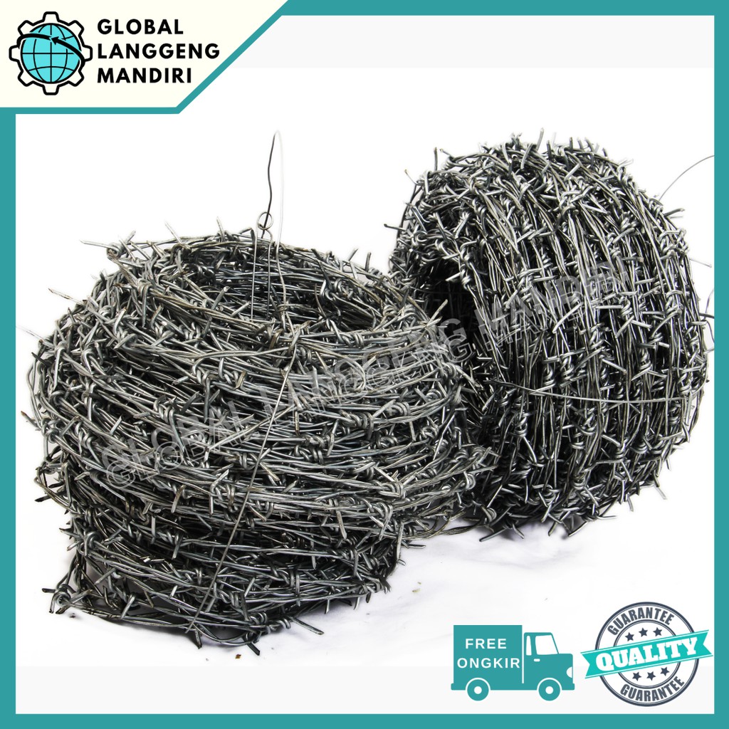 Jual KAWAT DURI BWG 14 GALVANIS / KAWAT DURI GALVANIS IMPORT / RAZOR ...