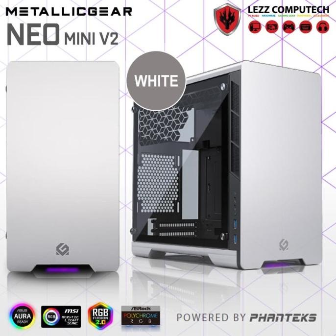 Jual Metallic Gear Neo Mini V2 Silver Mini Itx Case - Mg-Ne210_Sr02 | Shopee Indonesia