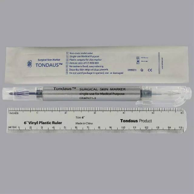 Jual TONDAUS SURGICAL SKIN MARKER / PEN MARKER SULAM ALIS ANTI AIR ...