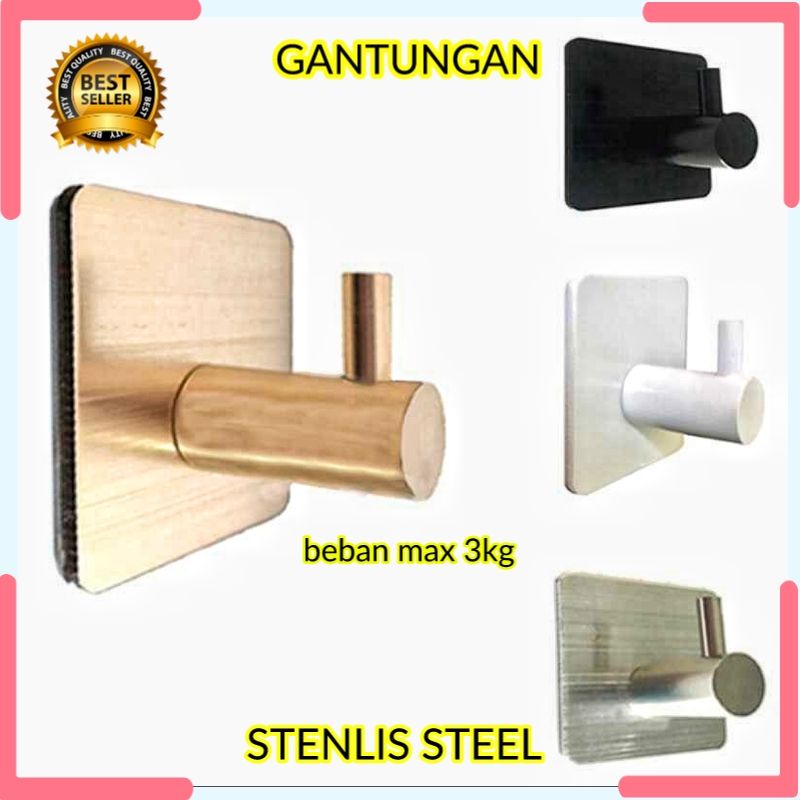 Jual Cantolan Baju Kamar Mandi Kaitan Baju Gantungan Baju Cantolan Dinding Gantungan Dinding 