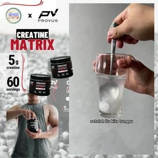 Jual PROVUS Creatine Matrix 300 Gram gr 60 Serving PV Cre Monohydrate ...