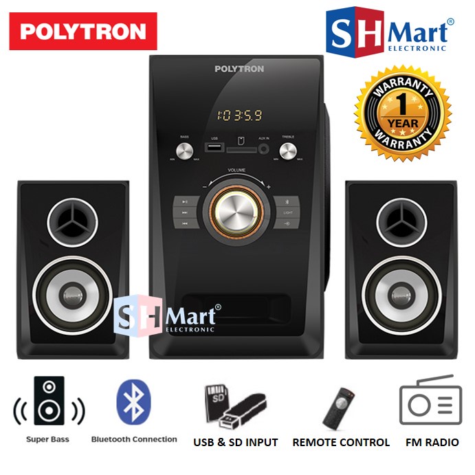 Jual SPEAKER POLYTRON PMA 9501 / PMA9501 BERGARANSI RESMI + BLUETOOTH ...