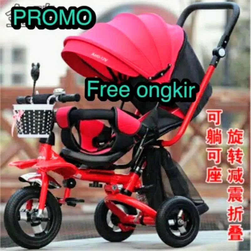 Jual FREE ONGKIR!!! READY STOK !!!Tricycle import sepeda stroller anak ...