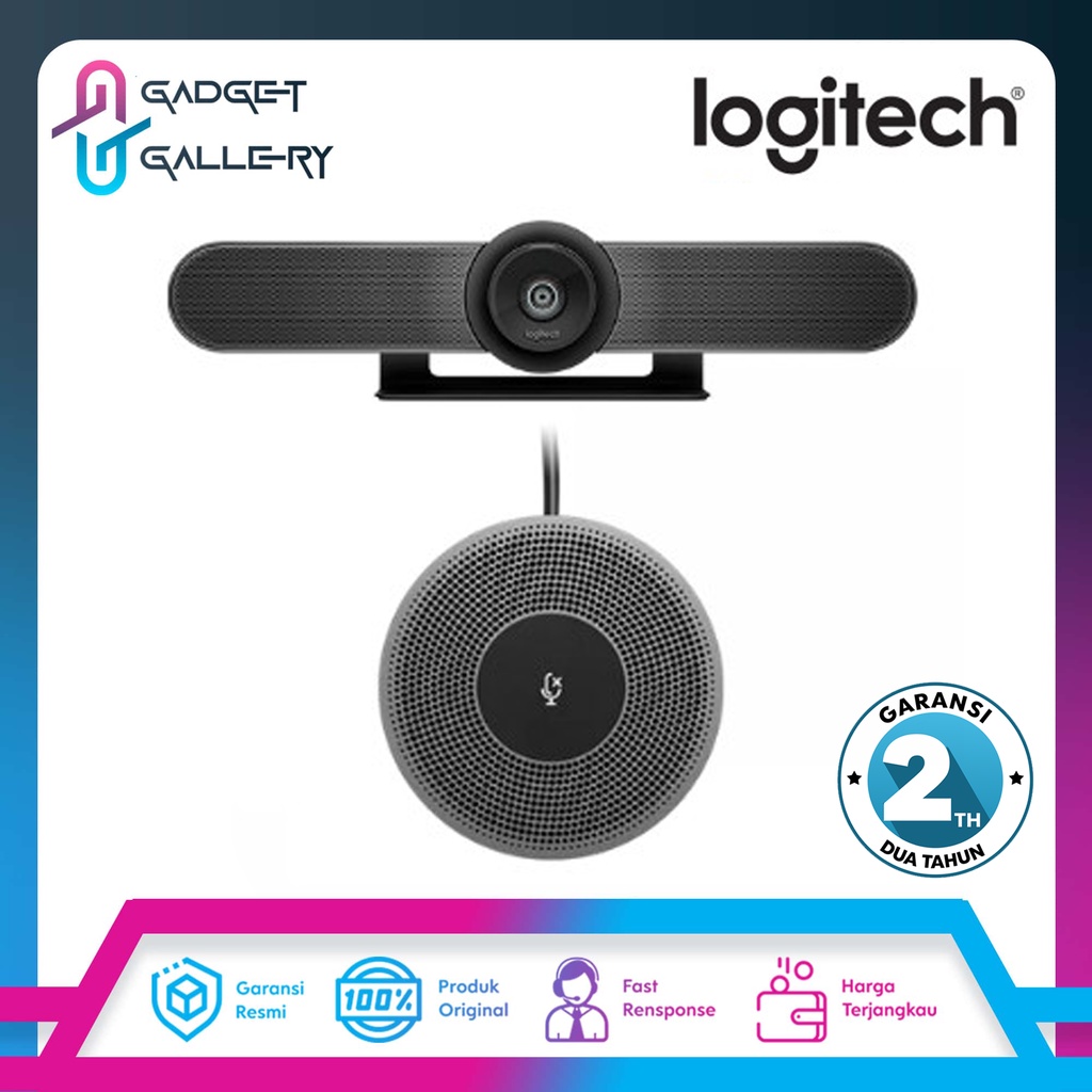 Jual Logitech MeetUp plus expansion mic Video Conference - Garansi ...