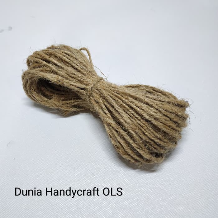 Jual Tali Rami Tali Burlap DIY Kerajinan Tangan Dekorasi Kado | Shopee ...
