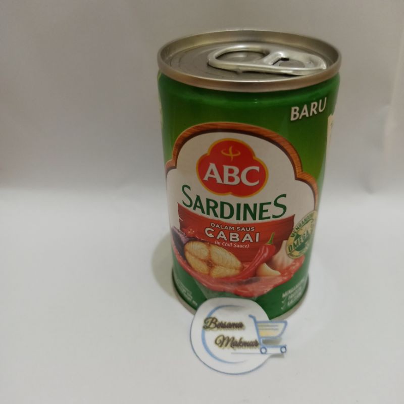 Jual Sarden ABC saus cabai kaleng kecil @155g | Shopee Indonesia