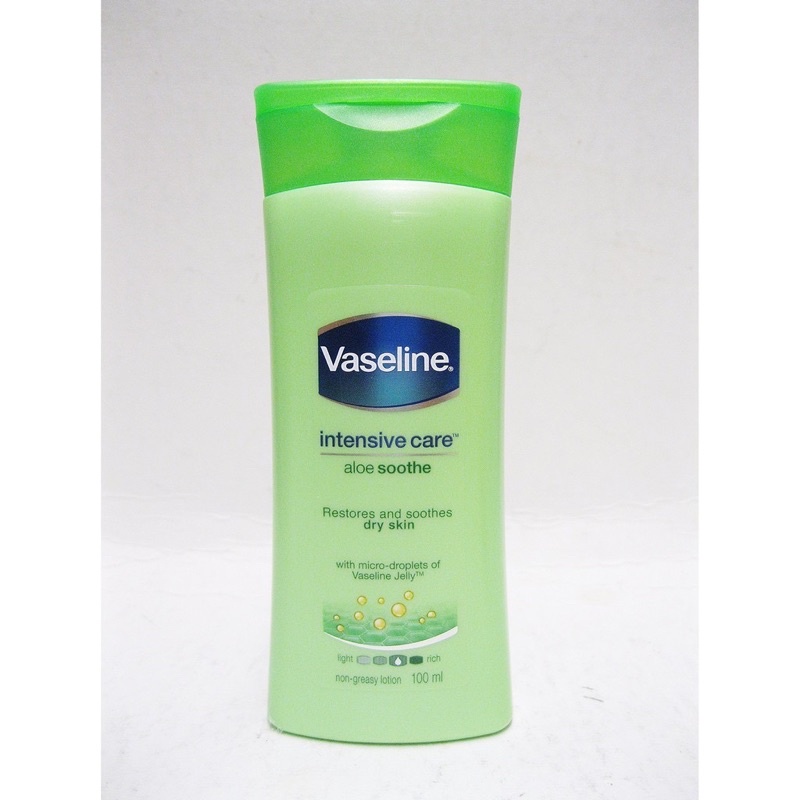 Jual Vaseline Intensive Care Aloe Vera Soothe Dry Skin Body Lotion 100ml | Shopee Indonesia