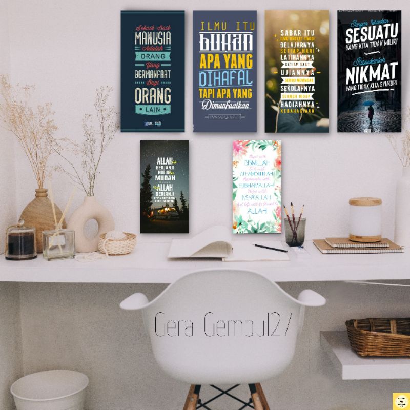 Jual Hiasan dinding quotes wall decor | Shopee Indonesia