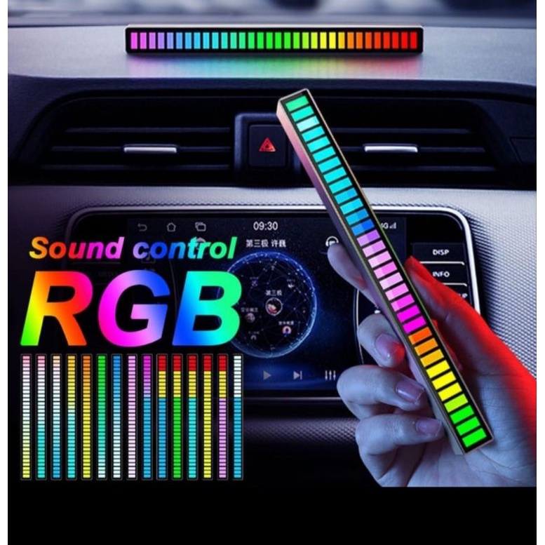 Jual Lampu LED RGB Bar Strip Spectrum Audio Indicator LED/Lampu hias ...