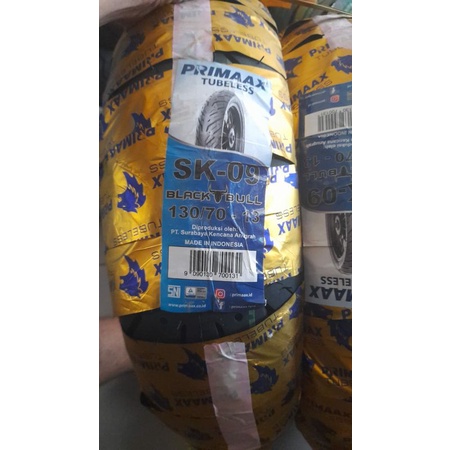 Jual BAN PRIMAAX/PRIMAX SK 09 130/70-13 BLACK BULL TUBLES | Shopee ...
