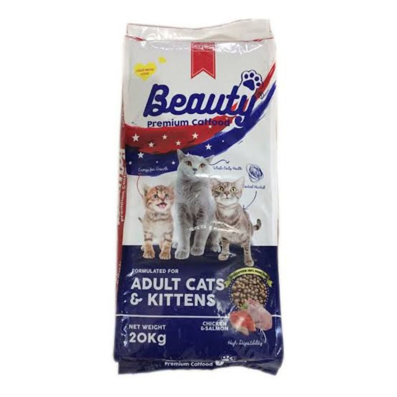 Jual makanan/pakan kucing/cat food beauty premium cat food adult ...