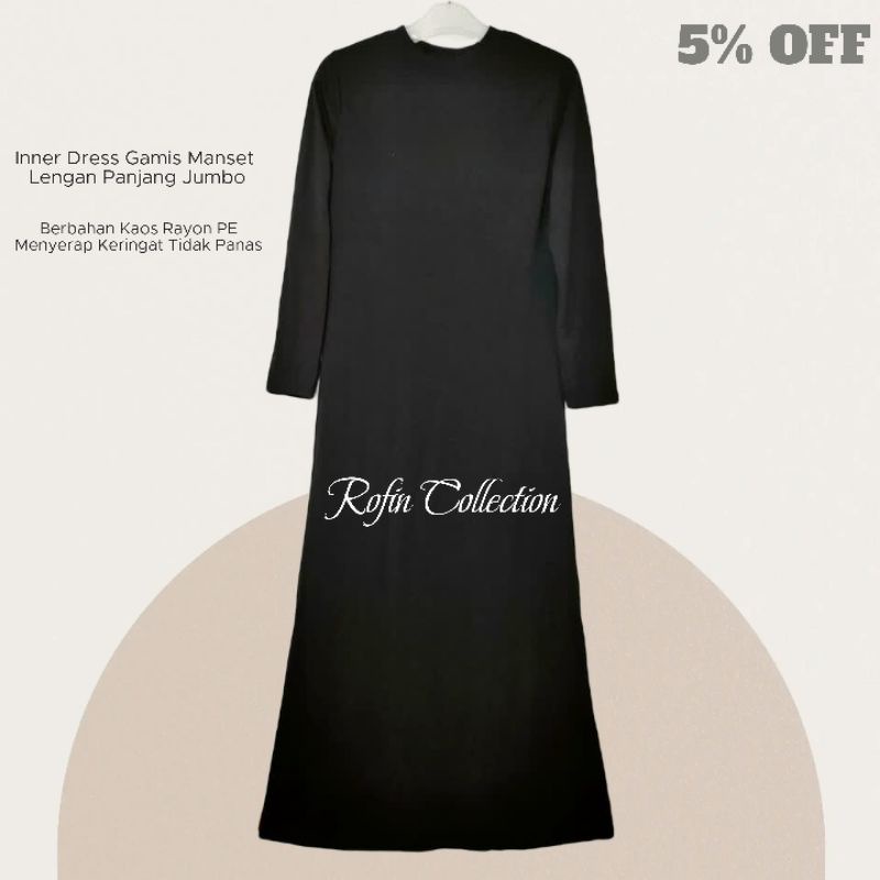 Jual GAMIS MANSET LENGAN PANJANG JUMBO DALEMAN GAMIS JUMBO | Shopee ...