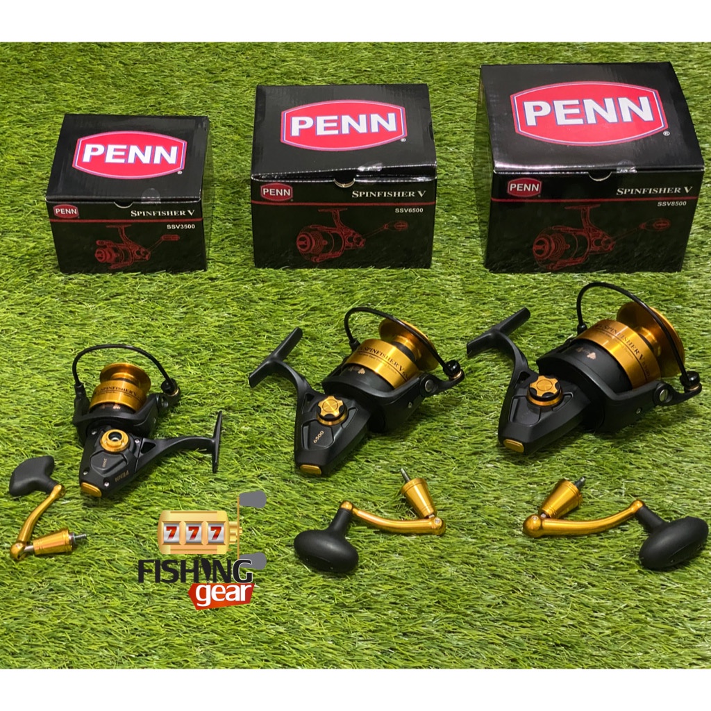 Jual PENN SPINFISHER V SSV 3500 - 8500 SPINNING REEL POWER HANDLE | Shopee Indonesia