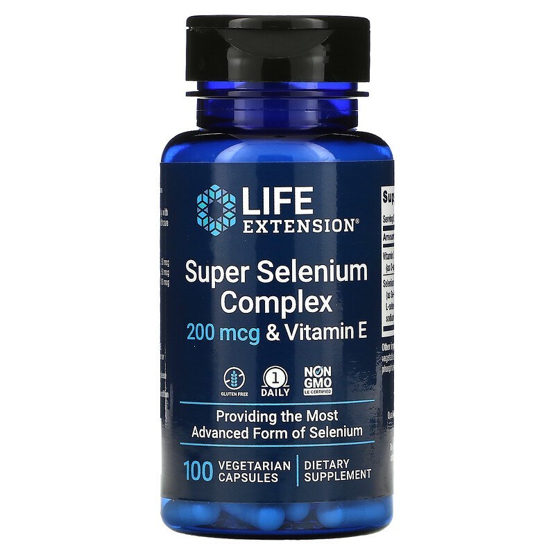 Jual Suplemen Vitamin Life Extension Super Selenium Complex & Vitamin E ...
