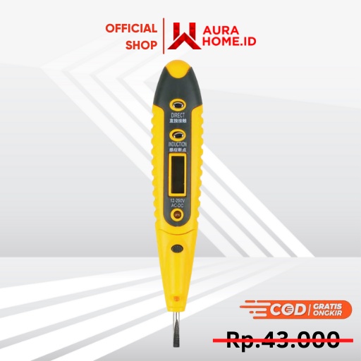 Jual Tester Pen Non Contact AC Voltage Detector 12V-250V / Tespen ...