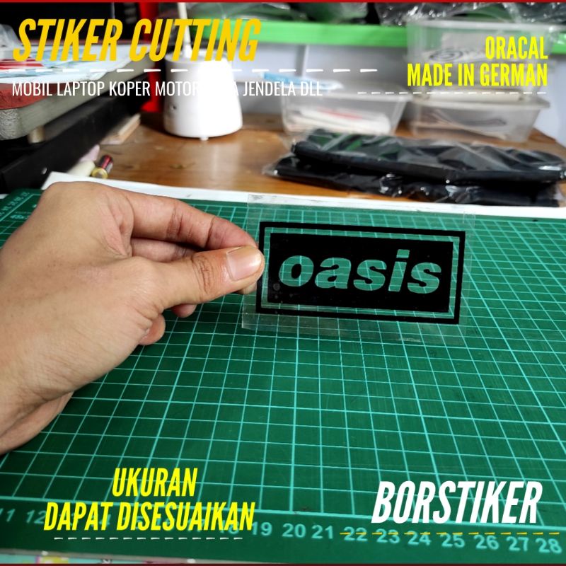 Jual STIKER OASIS | STICKER CUTTING BAHAN ORACAL CUSTOM LOGO DLL ...