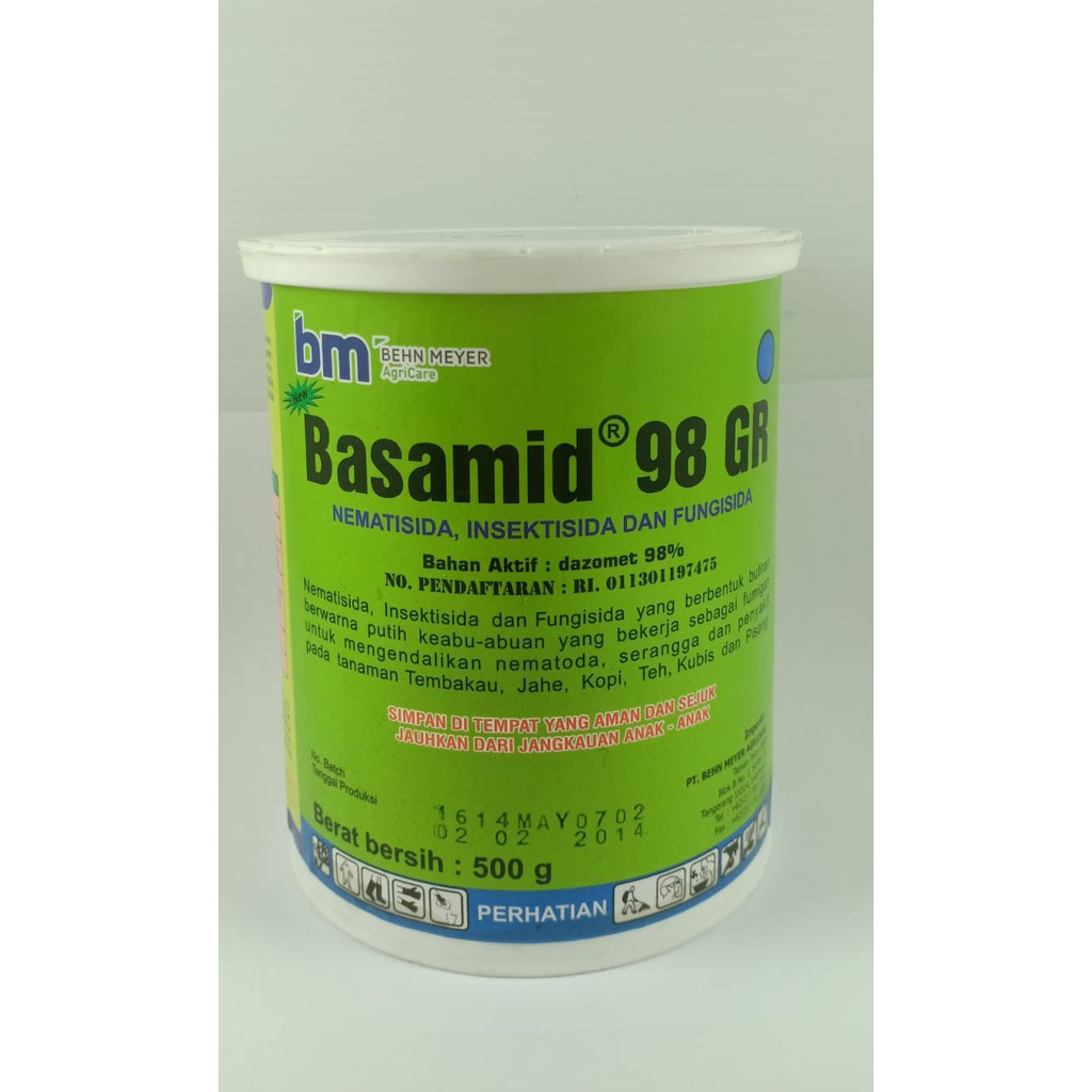 Jual PUPUK PEMBENAH TANAH BASAMID 98 GR | Shopee Indonesia