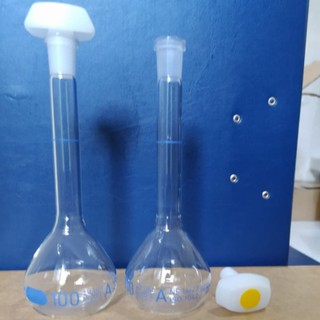 Jual Harga Turun Labu Ukur 100 ml. Volumetric Flask 100ml. PP Stopper ...