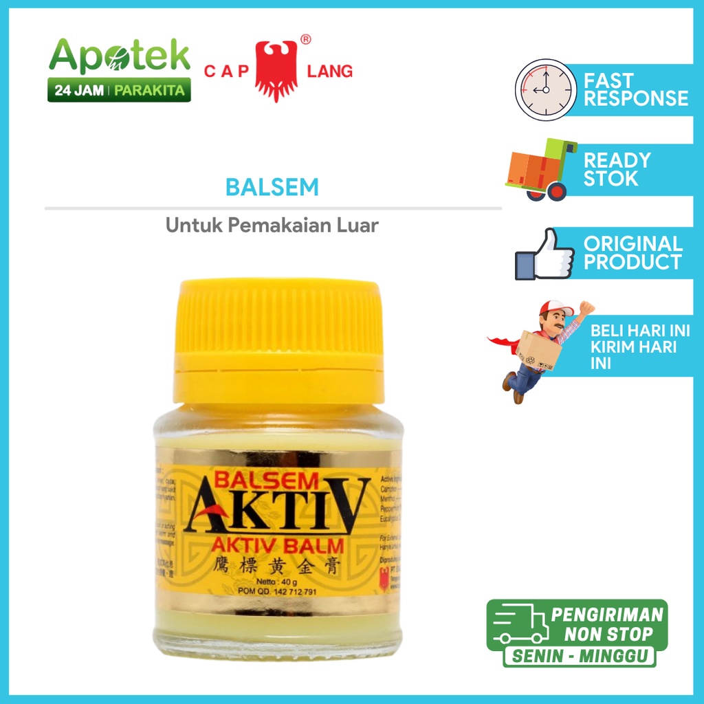 Jual Balsem aktiv untuk meringankan pusing, sakit punggung dan gatal ...