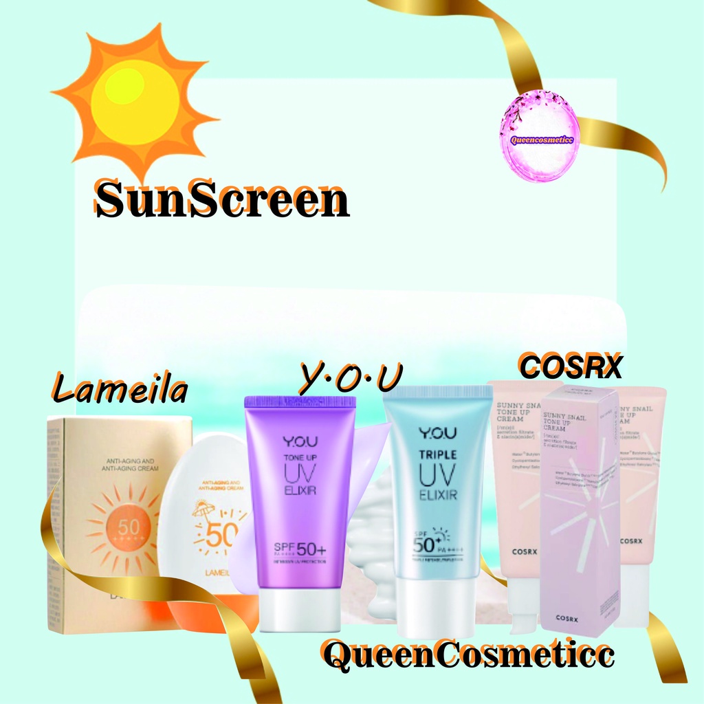 Jual YOU Triple UV Elixir Sunscreen Gel SPF 50+ PA++++ [UBA UVB Blue ...