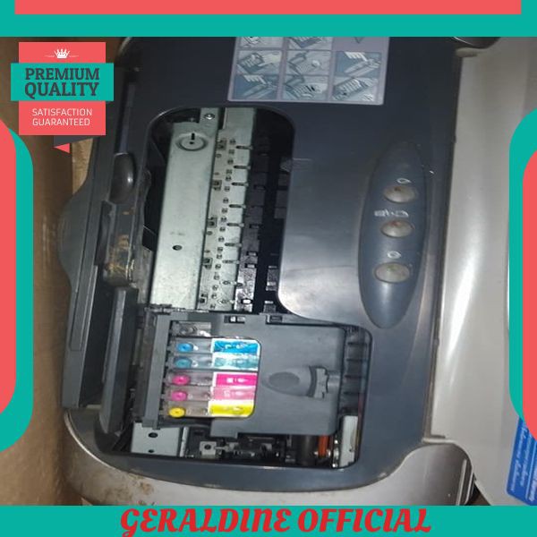 Jual TERBAGUS BANGKAI PRINTER BEKAS EPSON R230 MATI TOTAL HEAD RUSAK ...