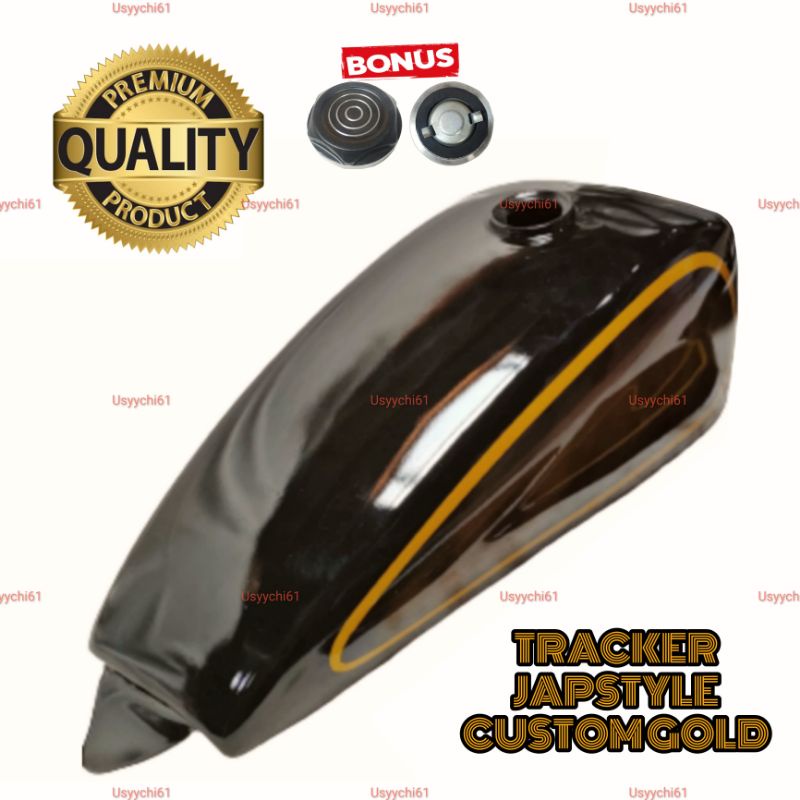 Jual (PROMO DISKON) Tangki Cat TRACKER DEUS Japstyle Custom DLL Hitam ...