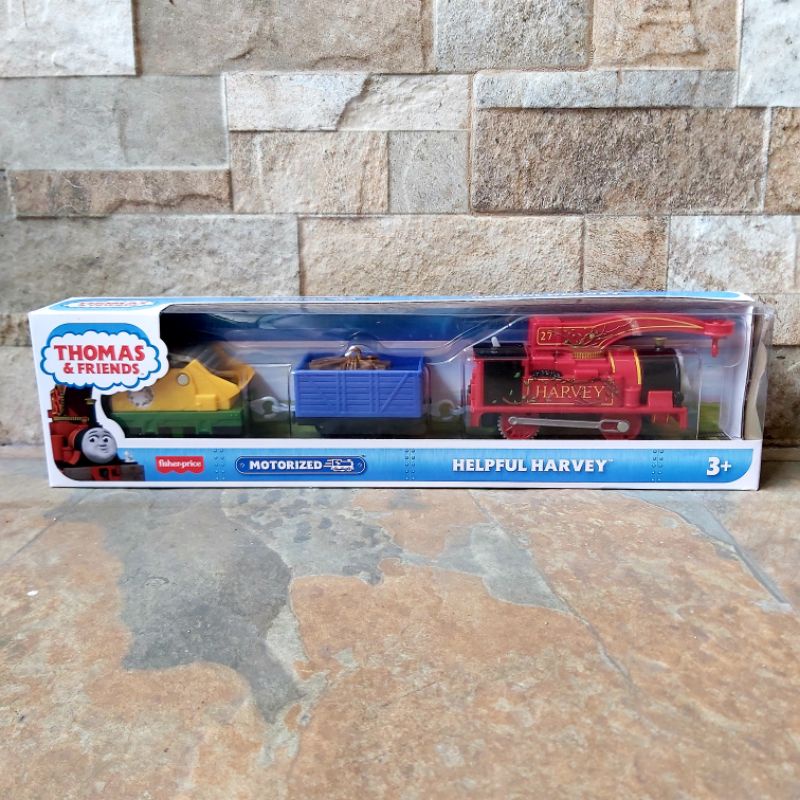 Jual Thomas and Friends Track Master Motorized HELPFUL HARVEY | Shopee ...
