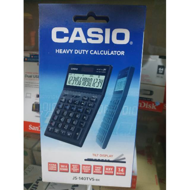 Jual Casio calculator JS-140TVS 14digit original bergaransi | Shopee ...
