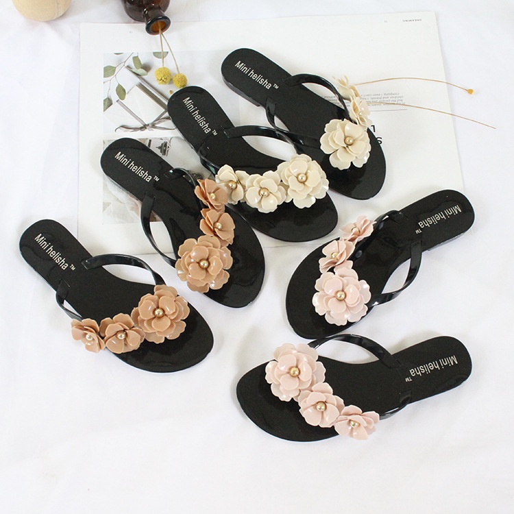 Jual Sandal Jelly Motif Bunga/Sandal Jepit Wanita Import | Shopee Indonesia