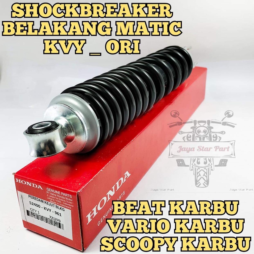 Jual (ORI) SHOCKBREAKER BELAKANG HONDA KVY-KVB KUALITAS ASLI ORIGINAL AHM PRESISI SHOCK BEAT ...