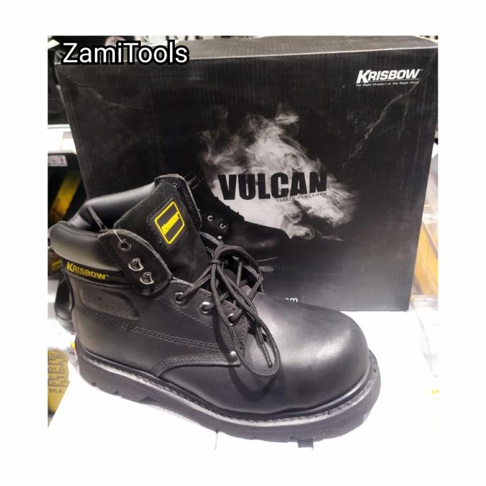 Jual SEPATU KERJA/ SAFETY SHOES VULCAN BLACK KRISBOW SF14452E | Shopee ...