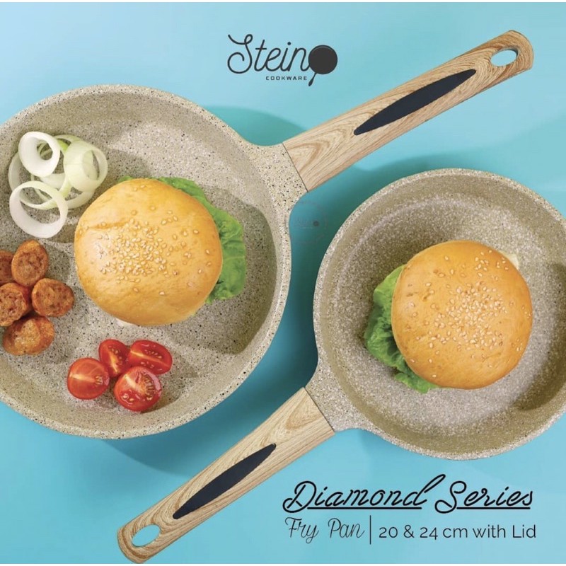 Jual SteinCookWare Stein Frypan 20cm/24cm Diamond / Emerald | Shopee ...