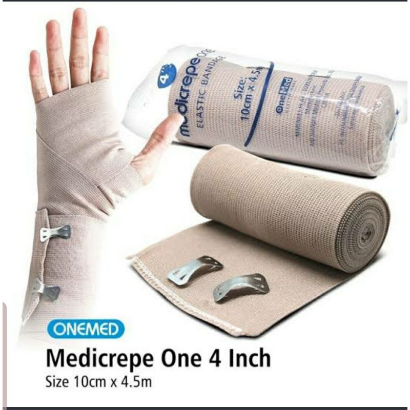 Jual Verban Elastis - Elastic Bandage 4 inch Onemed Medicrepe 4inch ...