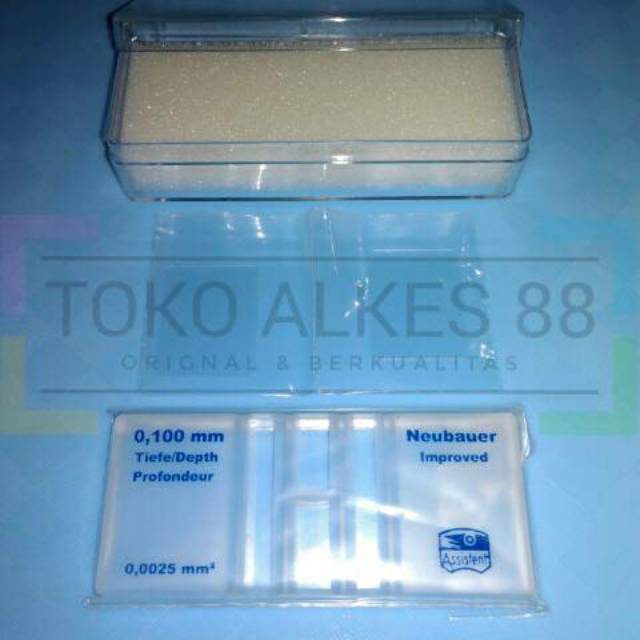 Jual Counting Chamber / Bilik Kamar Hitung Improved Neubauer ASSISTENT/ASSISTANT | Shopee Indonesia
