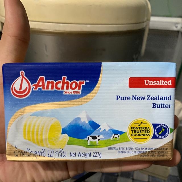 Jual Anchor unsalted dan salted butter 200gr | Shopee Indonesia