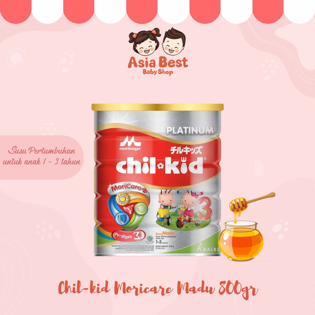 Jual CHIL KID MORICARE MADU 800 GR / Susu Pertumbuhan Anak bubuk ...