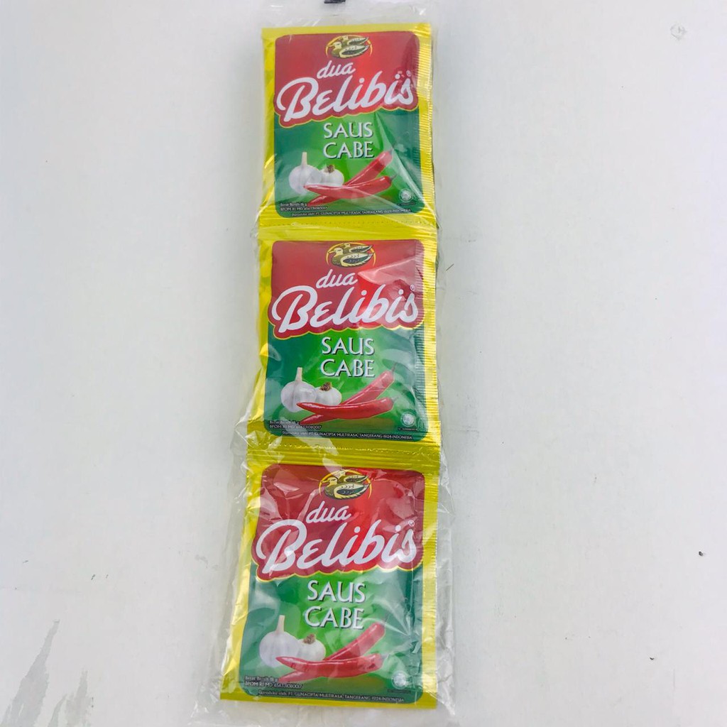 Jual SAUS CABE DUA BELIBIS 10 SACHET 18g | Shopee Indonesia