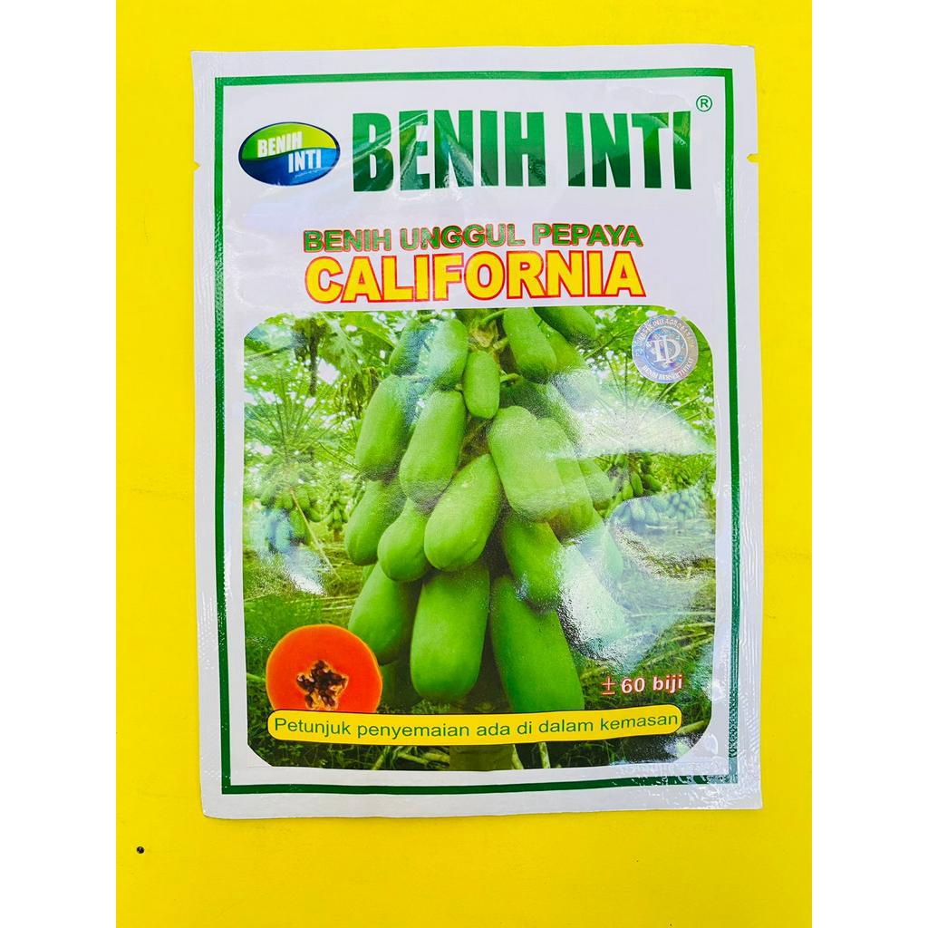 Jual Benih Pepaya CALIFORNIA kemasna 60bj dr Benih Inti S | Shopee ...