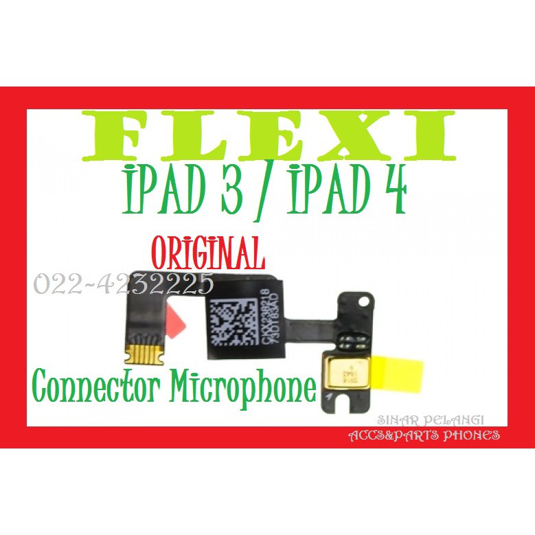 Jual FLEKSI FLEXI FLEXIBLE IPAD 3 IPAD 4 CON CONNECTOR MIC MICROPHONE SUARA ORIGINAL 701999 ...