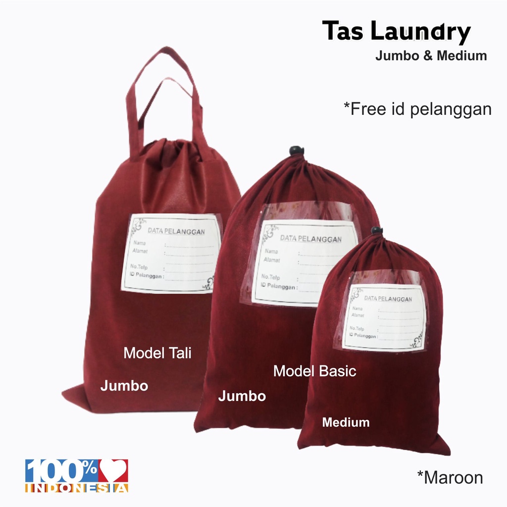 Jual Tas Laundry Jumbo / Laundry Bag / Tas Laundry Tebal / Tas Laundry ...