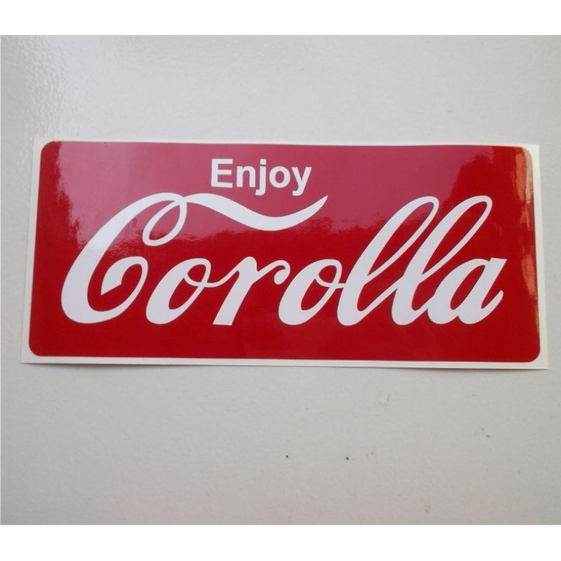 Jual Sticker Stiker Mobil Enjoy Corolla | Shopee Indonesia