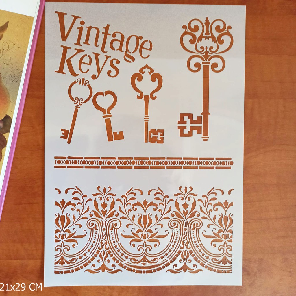 Jual STENCIL. STENCIL UNTUK DECOUPAGE.CETAKAN GAMBAR UNTUK LUKISAN DAN ...