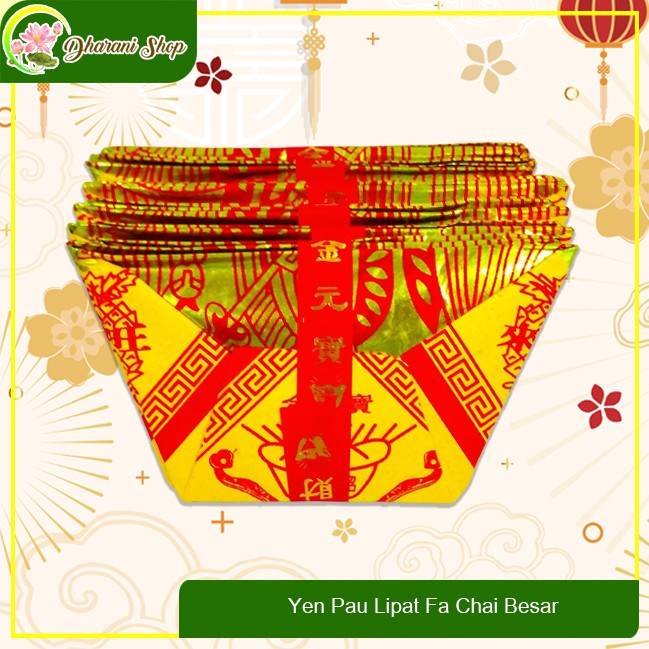 Jual Kertas Sembahyang Yen Pau Lipat Fa Chai Besar Shopee Indonesia