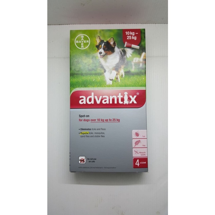 Jual Advantix Dog 10-25kg - Obat Kutu Anjing - PSI (JOGJA) | Shopee Indonesia