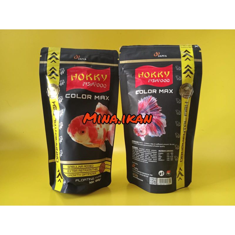 Jual Hokky Color Max 100 gram Colour Enhancing Fish Food Pakan Koki ...