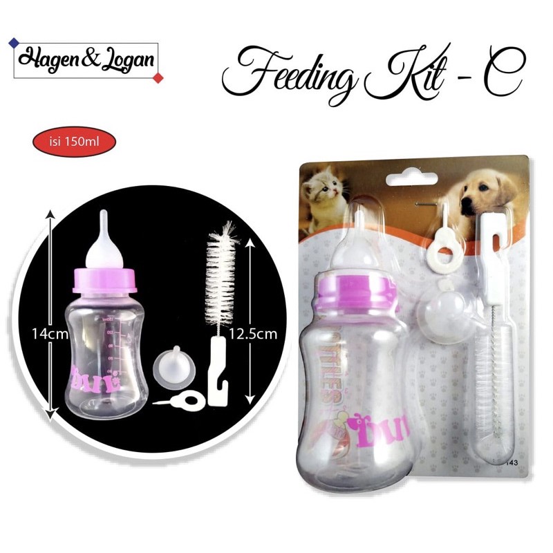 Jual FEEDING KIT BOTOL SUSU 150ml KUCING ANJING HEWAN PELIHARAAN ...